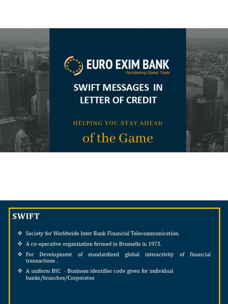 Meeting On 22.05.2024 - Swift Fields Description | PDF | Letter Of ...