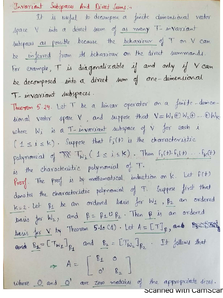 Ring Theory and Linear Algrebra 8 | PDF