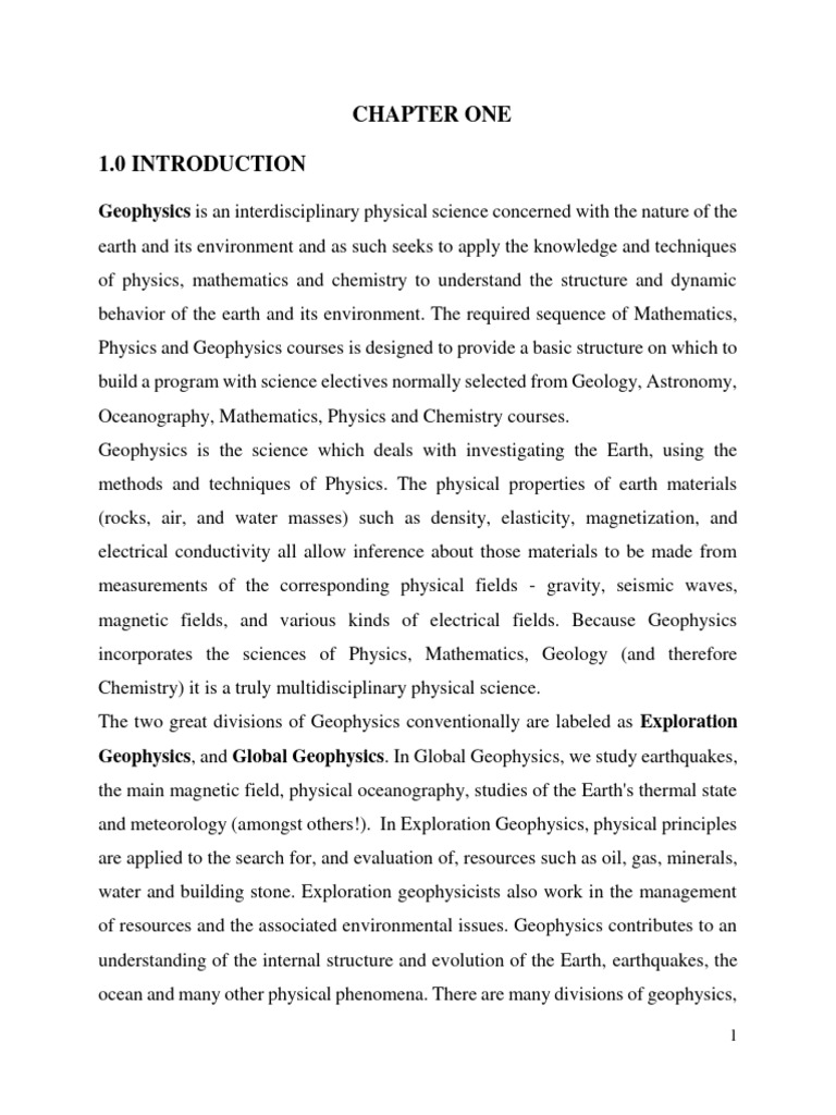 Introduction to Geophysics and Gravity Method | PDF | Geophysics | Earth Sciences