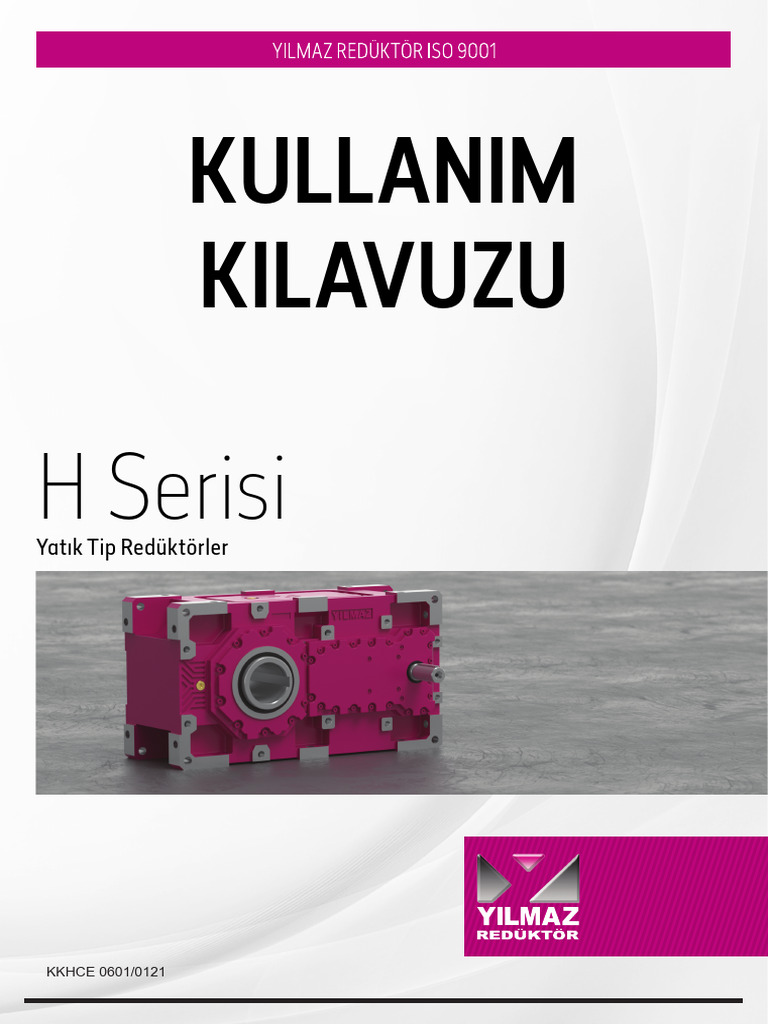 Kullanim Kilavuzu: Yatık Tip Redüktörler | PDF