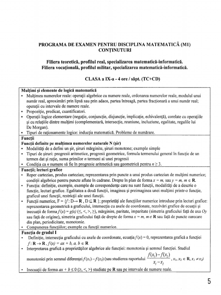 Programa Bac | PDF