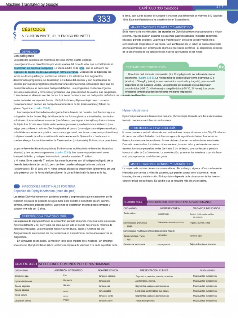 W10 Tropical-Lung Chap 333-334-335 | PDF | Medicina CLINICA | Enfermedades y trastornos