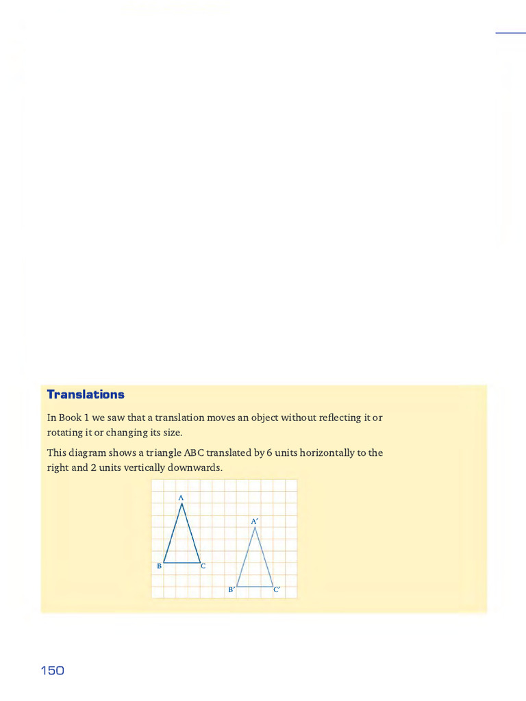 Translation Handout | PDF | Cartesian Coordinate System | Geometry