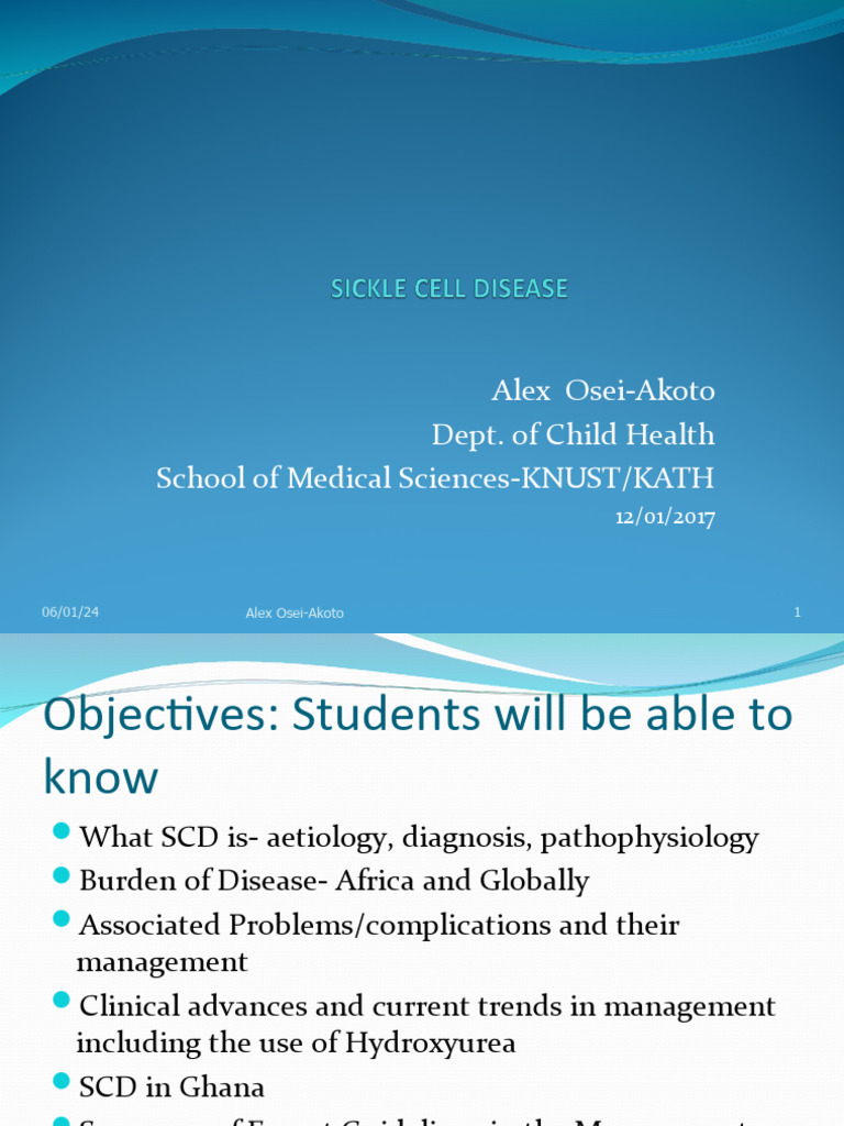 Sickle Cell Presentation | Download Free PDF | Stroke | Red Blood Cell
