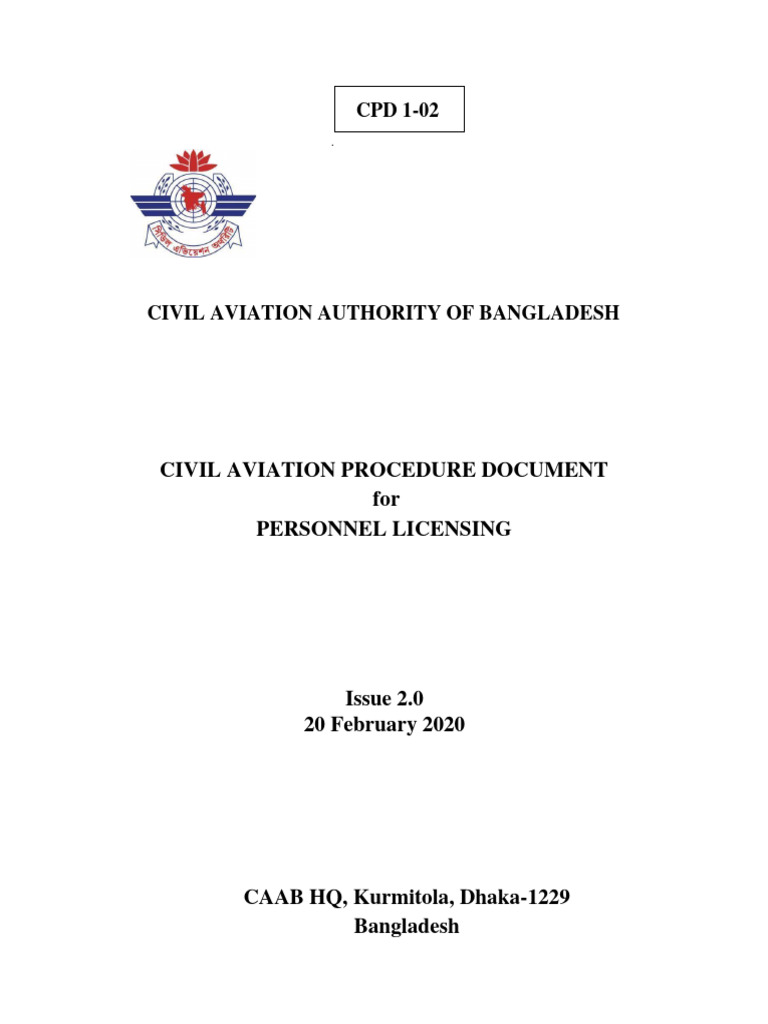 CPD 1-02 | PDF | Flight Instructor | Aviation