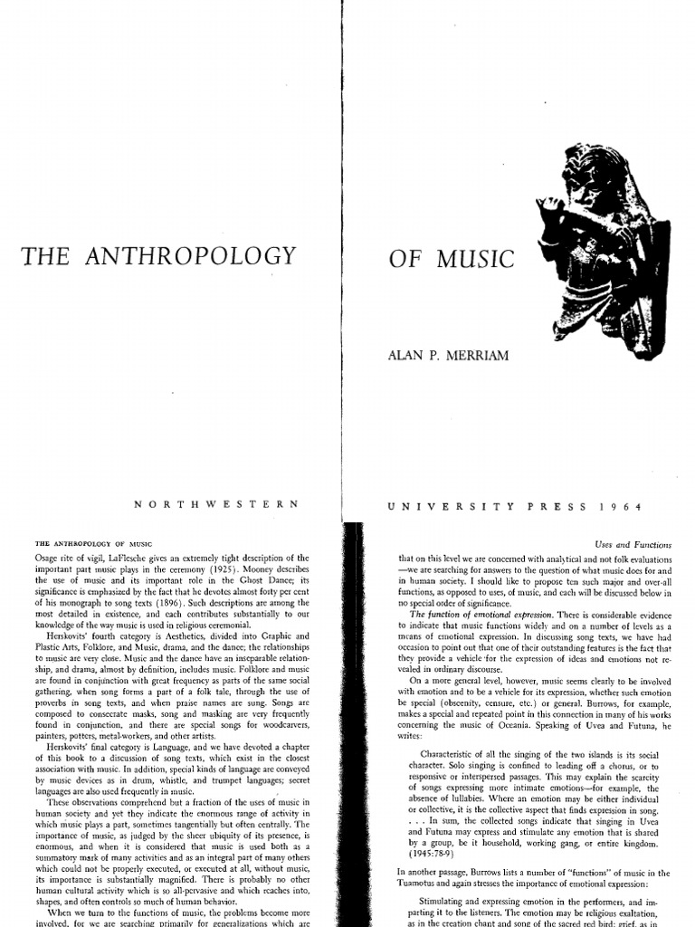 Merriam's Functions of Music Explained | PDF | Aesthetics | Emotions