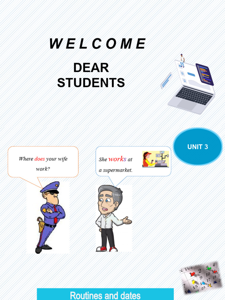 1 B Simple Present Dates Ordinal Numbers | PDF | Syntax | Linguistics