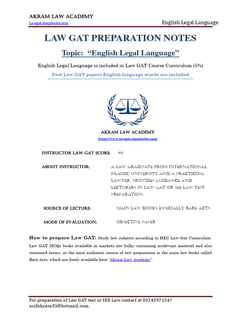 English Legal Language C | PDF | Precedent | Judiciaries
