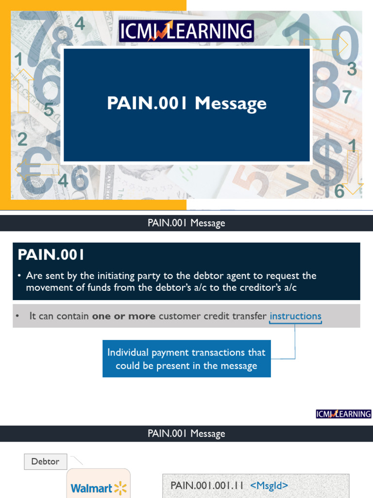 12 +PAIN 001+message | PDF | Payments | Credit