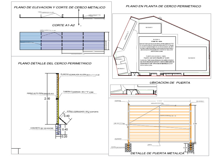 Cerco Permietrico-A-1 | PDF | edificio | Materiales de construcción
