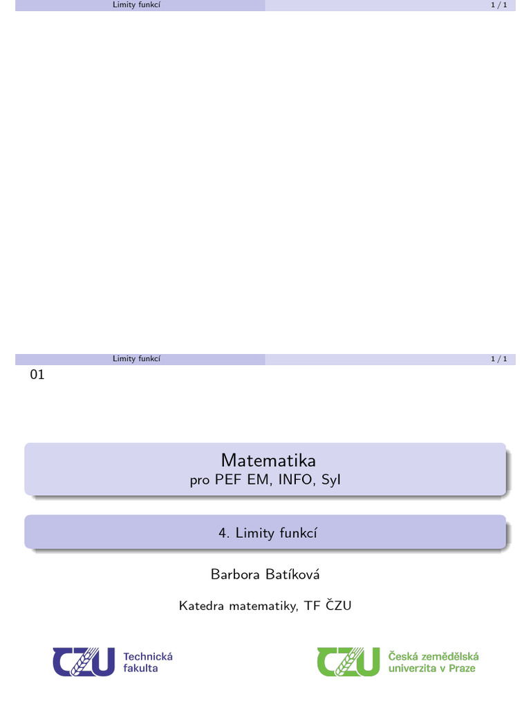 H04 - Limity - BB - Handout | PDF