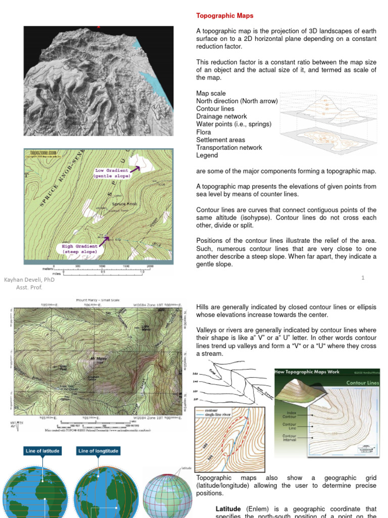 Week 7 Topographic and Geologic Maps With Geological Cross Section | Download Free PDF | Contour ...