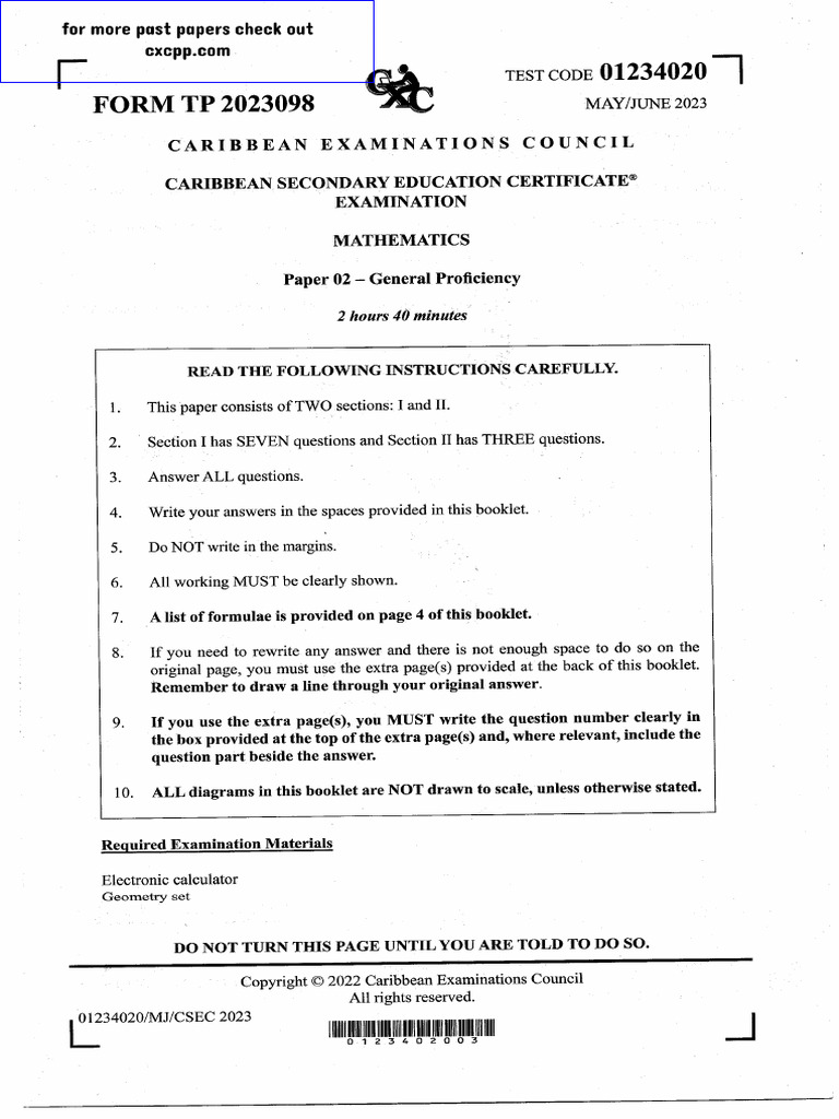 CSEC Integrated Science Study Guide | PDF