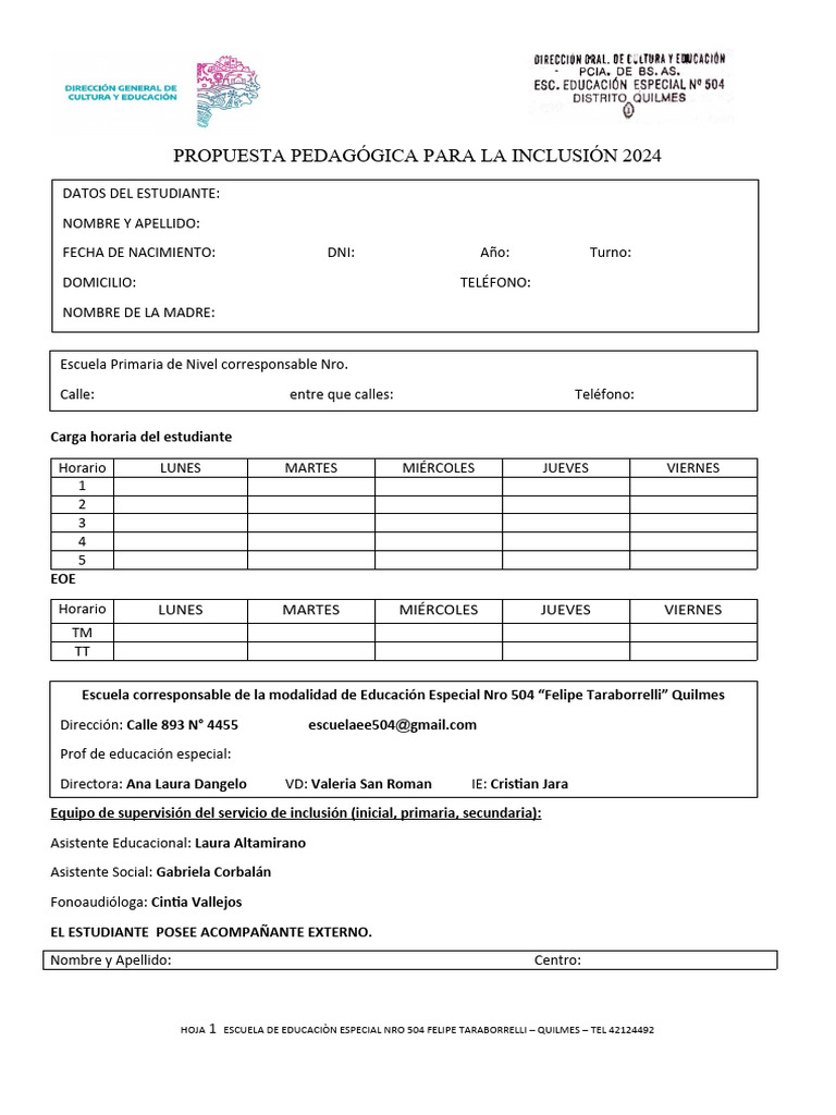 Modelo Ppi 2024 | PDF | Enseñando | Inclusión (Educación)