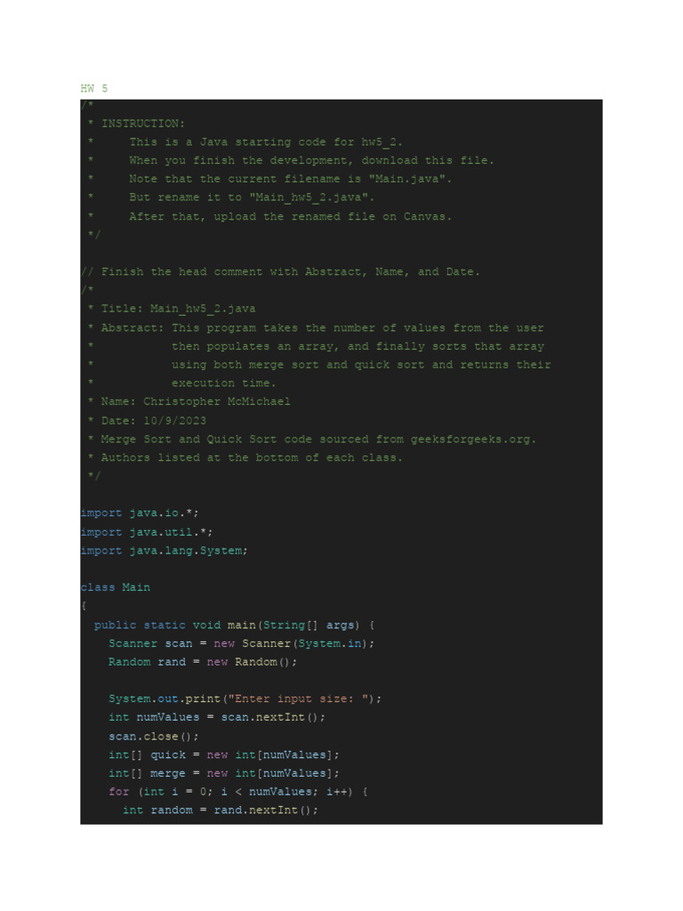 cst370 HW 5 Example | PDF | Software | Computer Engineering