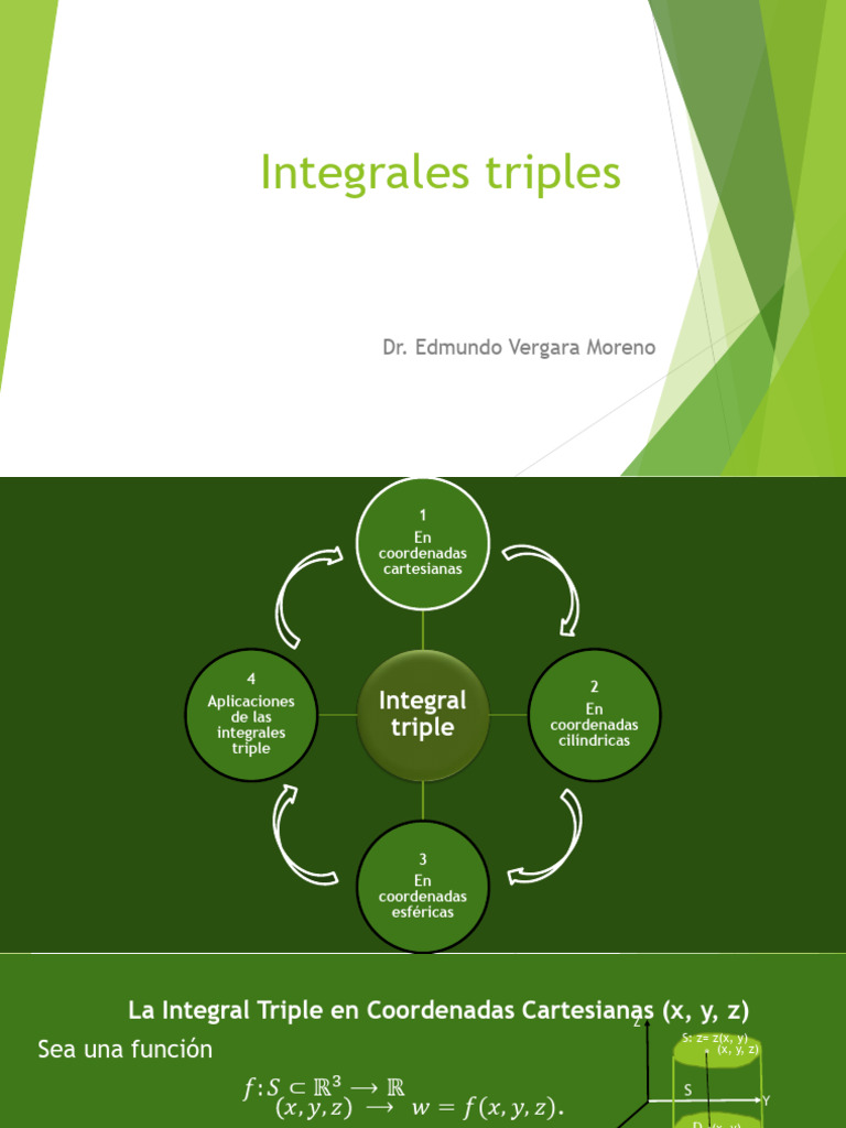 Diapositivas Semana 3 - Integrales Triples | PDF | Integral ...