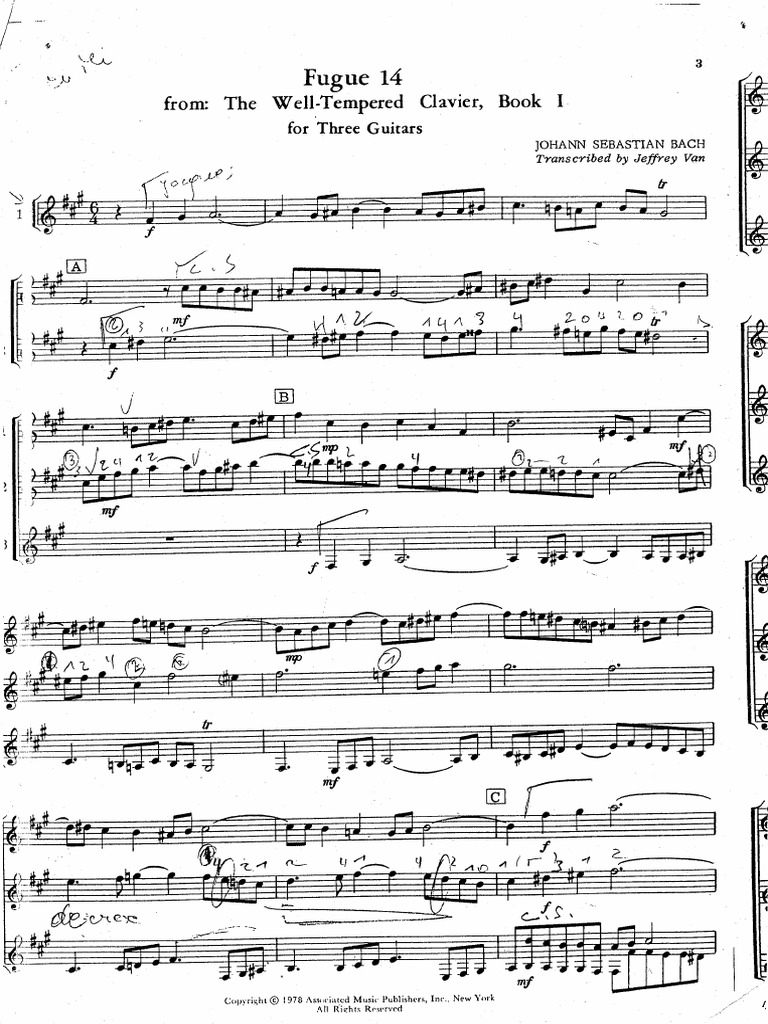 Bach - Fuga | PDF