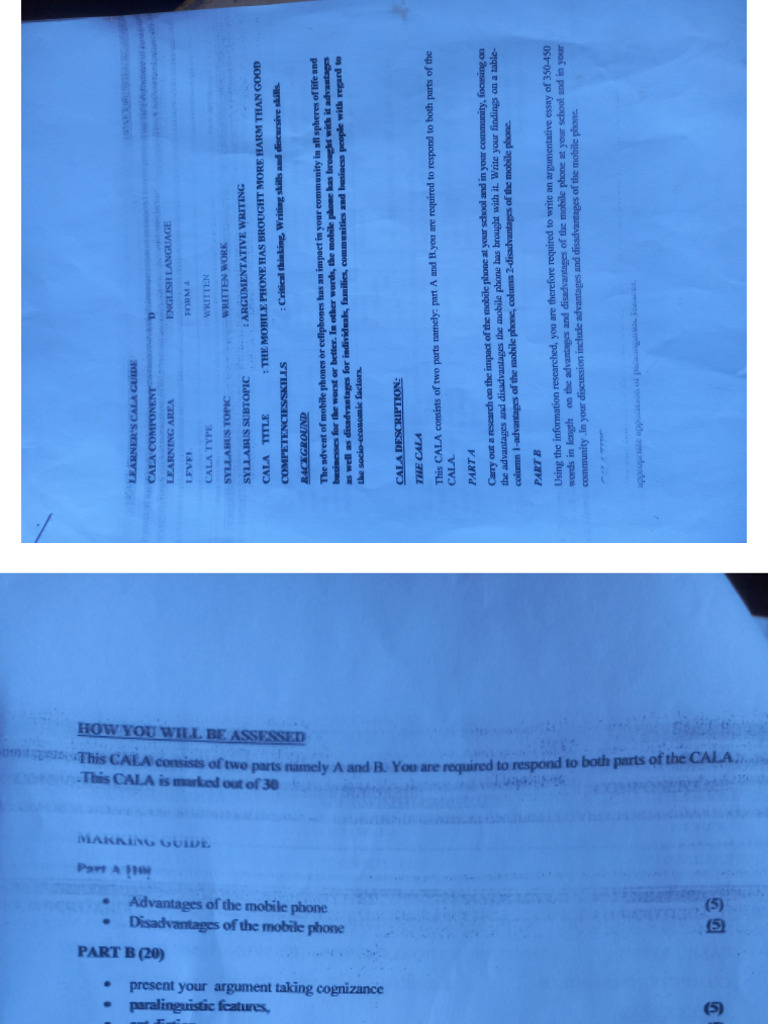 English Cala Component D | PDF
