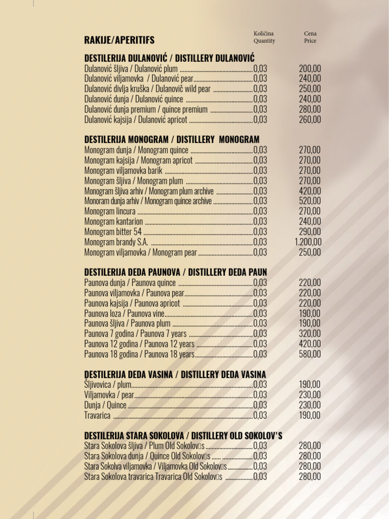 Restoran Izvor Meni | PDF | Steak | Hamburgers