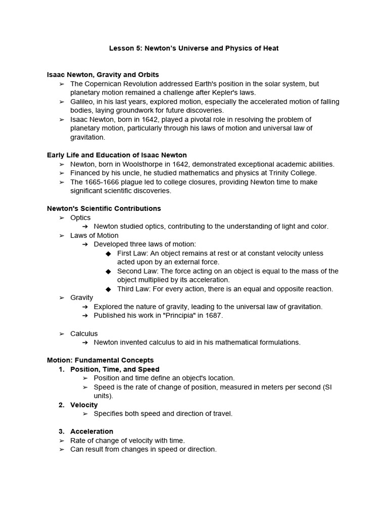 Newton's Universal Law of Gravitation | PDF | Orbit | Force