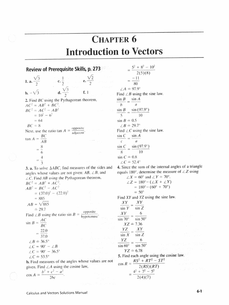 MCV4U Chapter 6 Solutionsg | PDF