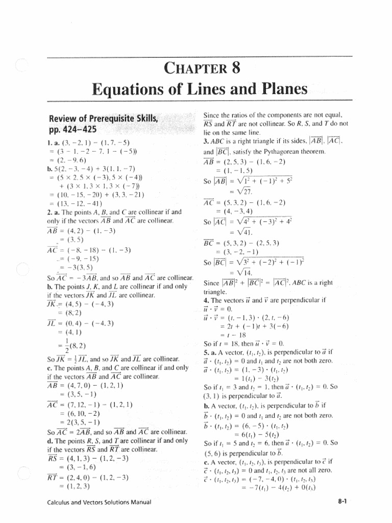 MCV4U Chapter 8 Solutionsg | PDF