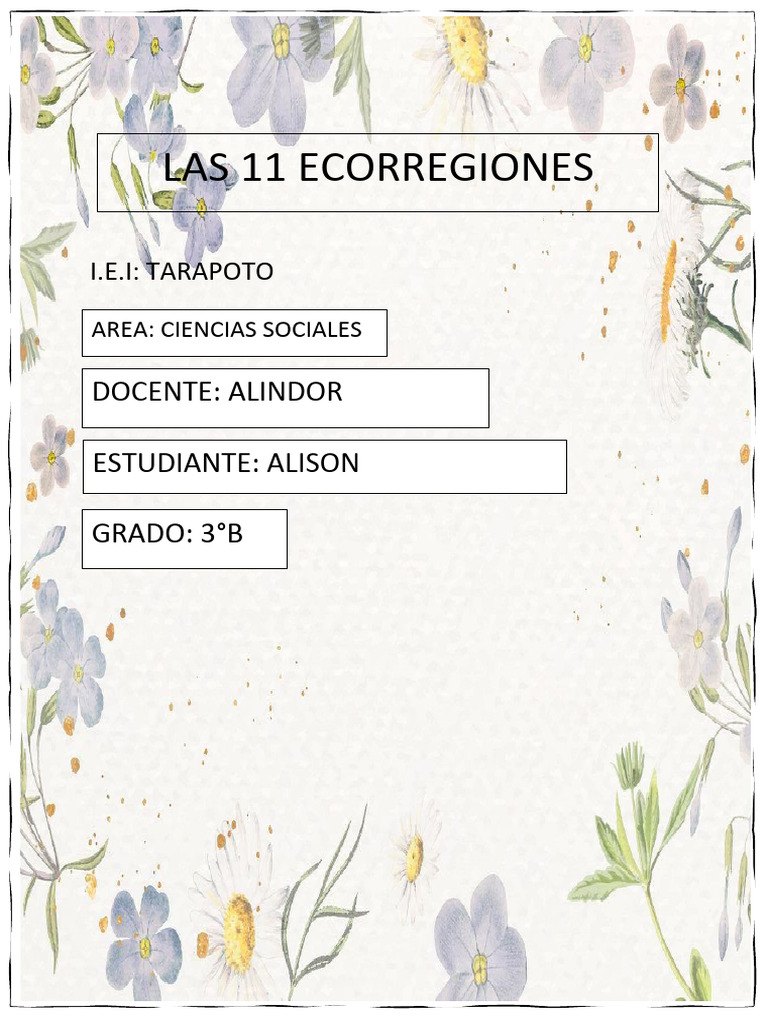 Alison | PDF | Selva | Clima