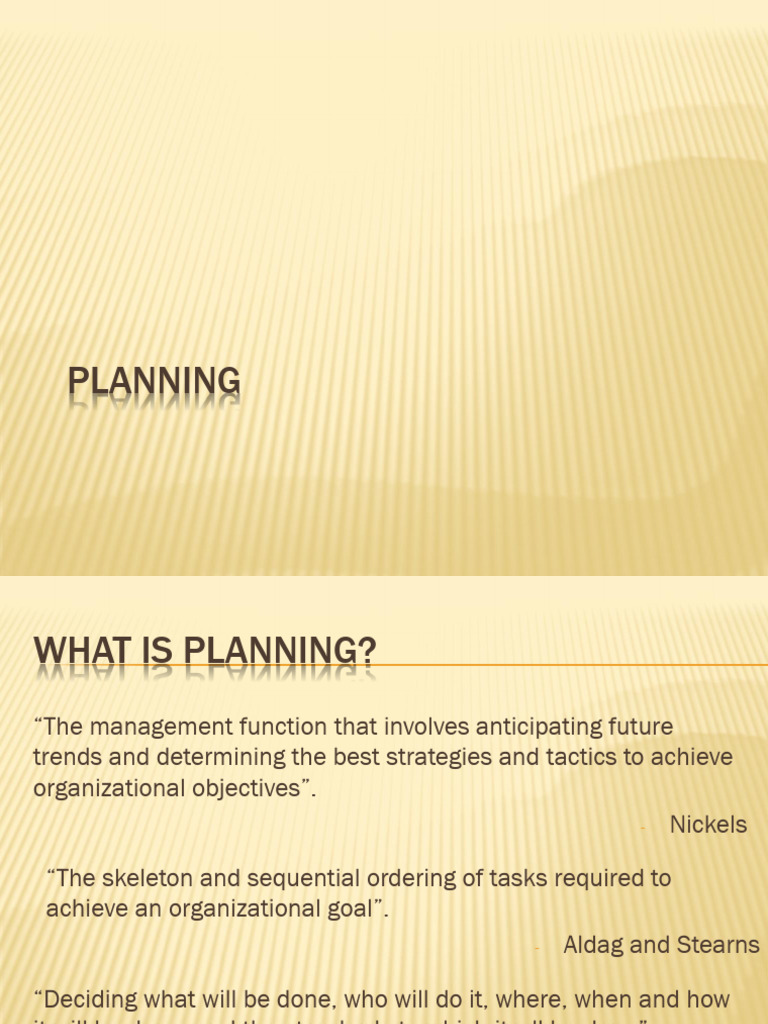 Planning & Decision Making | PDF | Decision Making | Quantitative Research