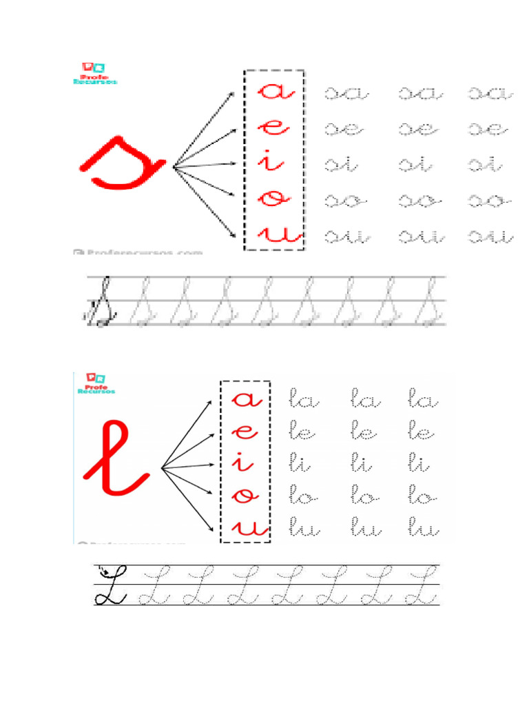 Letra L y S | PDF