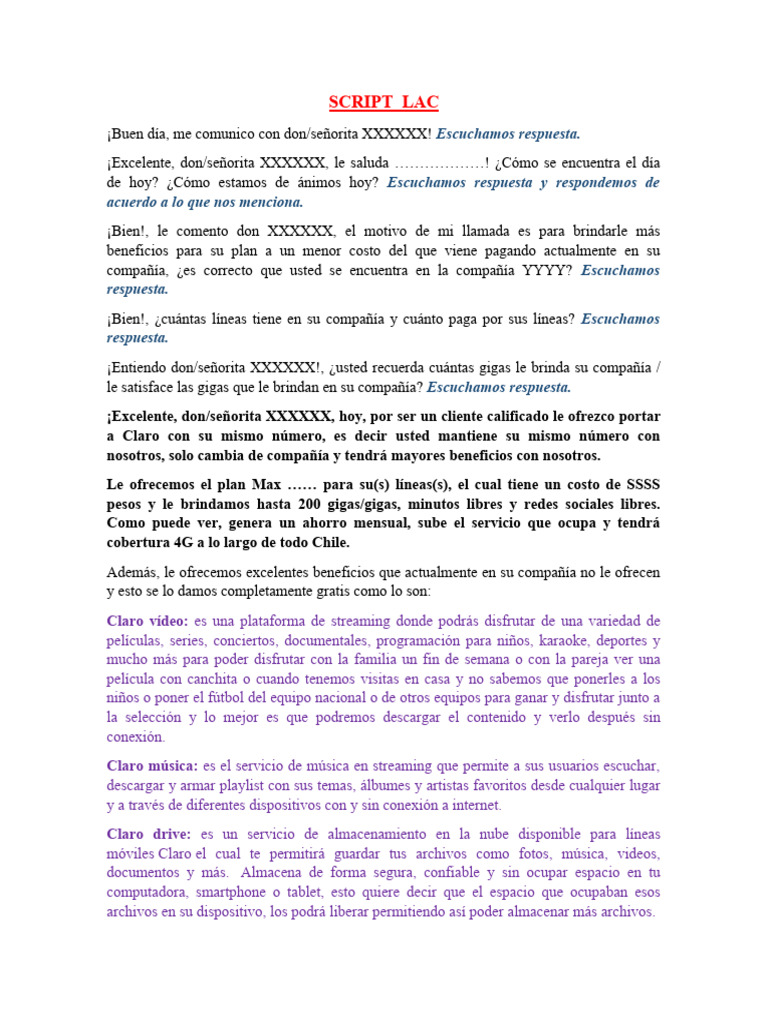 Oferta de Portabilidad a Claro Chile | PDF | Archivo de computadora | Documento de identidad
