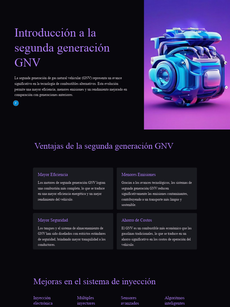 Introduccion A La Segunda Generacion GNV | PDF | Inyección de combustible | Uso eficiente de energía