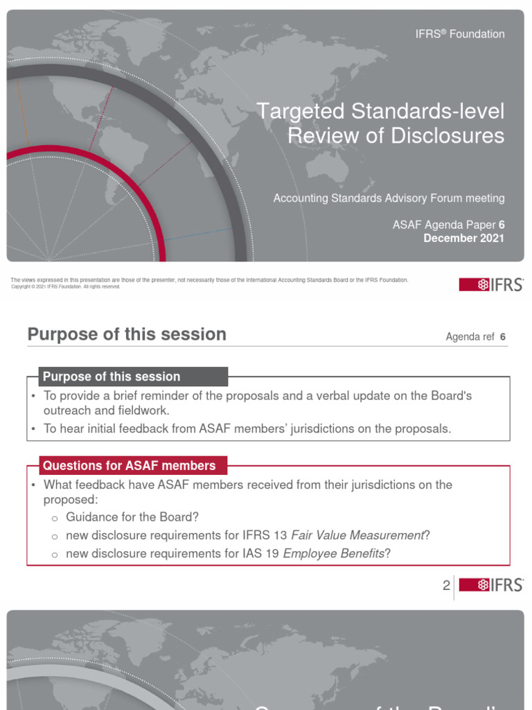 08-02 ASAF Agenda Paper AP06 Targeted Standards-Level Review of Disclosures (For Background Only ...
