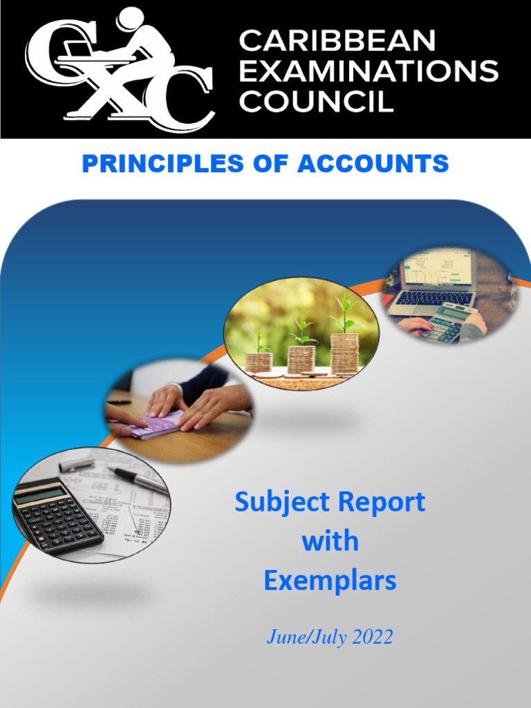 RPT2022 CSECMay June Principles of Accounts Subject Report | Download ...