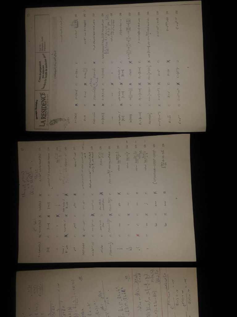 Concours Maths + Correction - LA SUITE | PDF