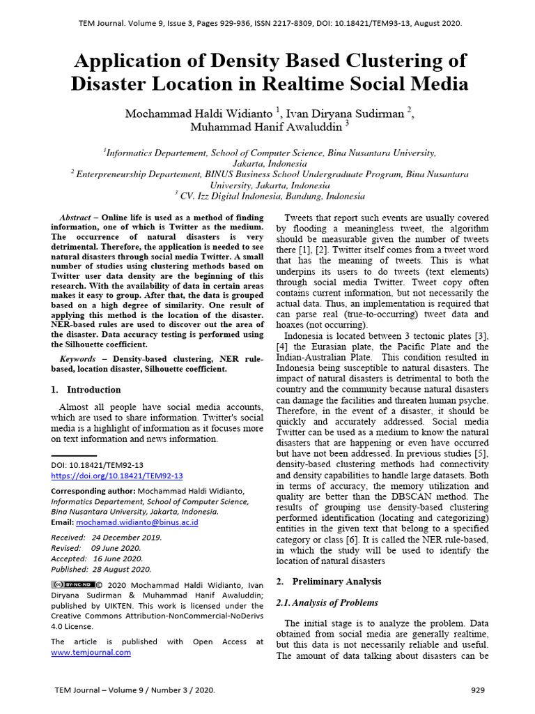 TEMJournalAugust 929 936 | PDF | Cluster Analysis | Letter Case
