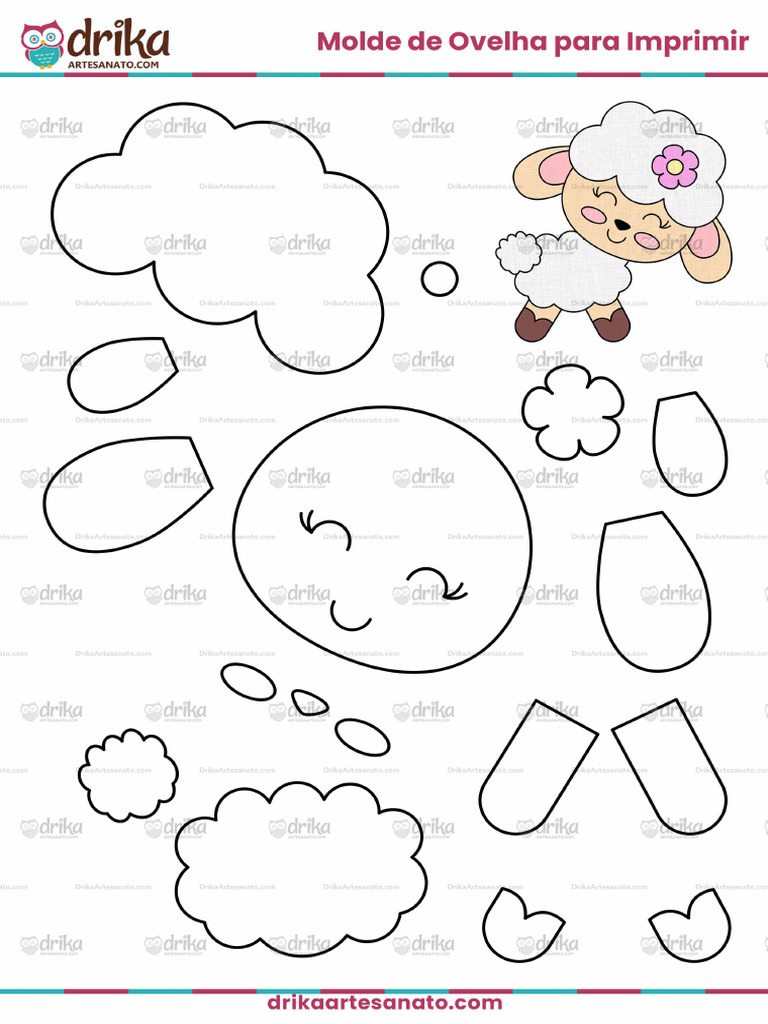 Molde de Ovelha para Imprimir m2 | PDF