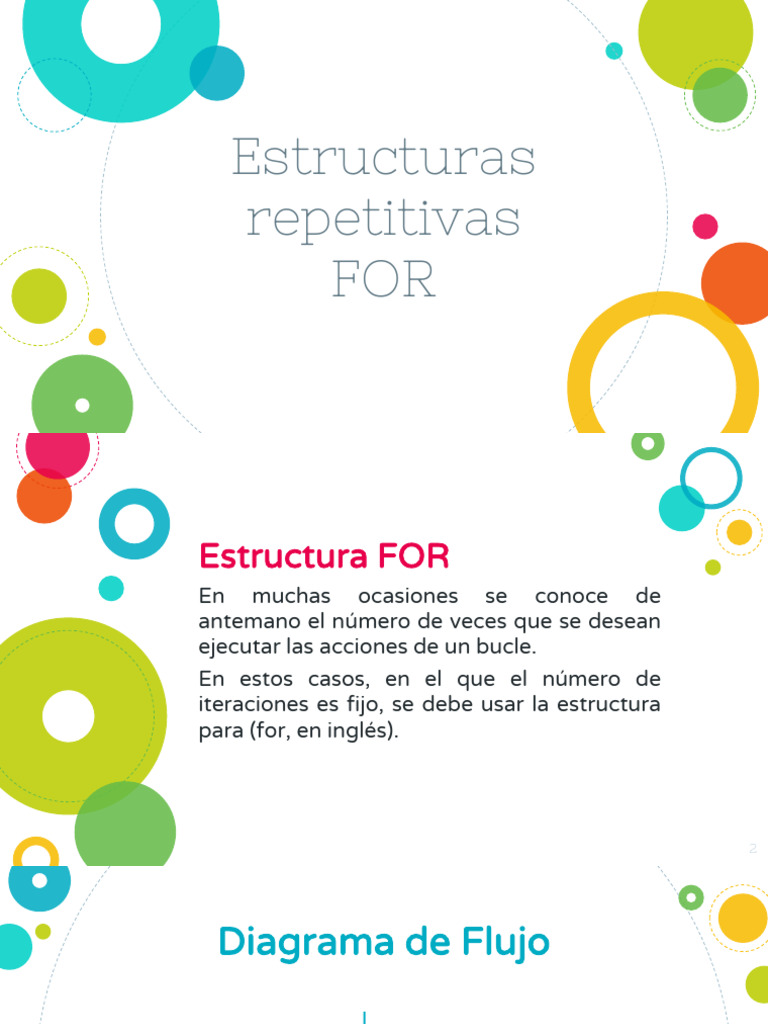 Estructuras Repetitivas - PARA | PDF