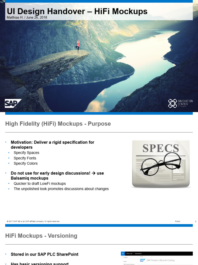 UI Design Handover HiFi Mockups | PDF | Adobe Photoshop | Software