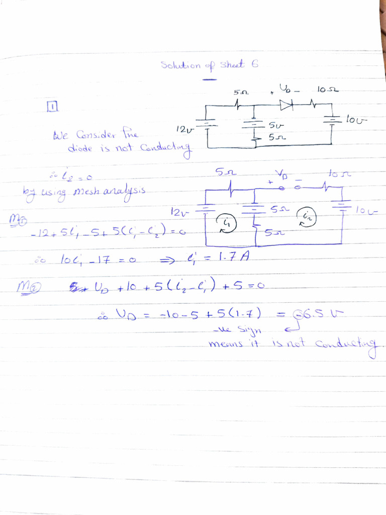 Elect. Sheet 8 Ans. | PDF