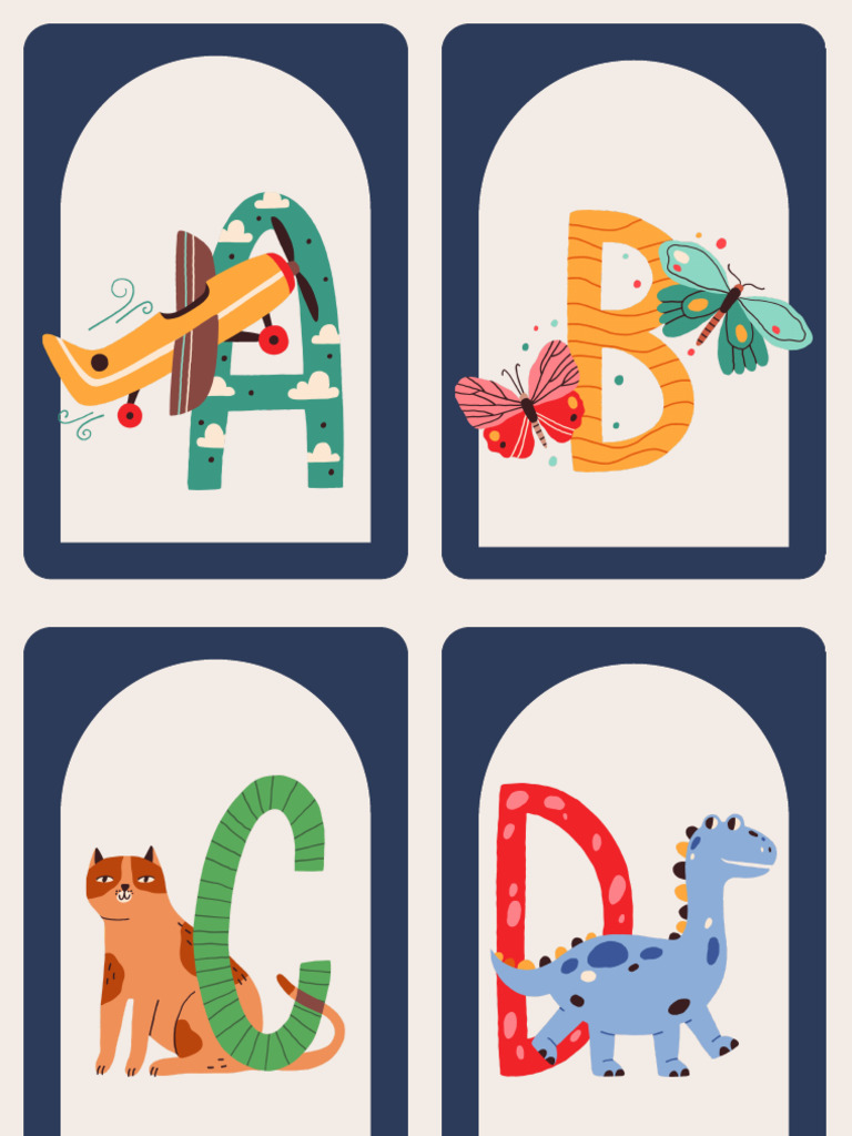 Alphabet Flashcards Poster | PDF