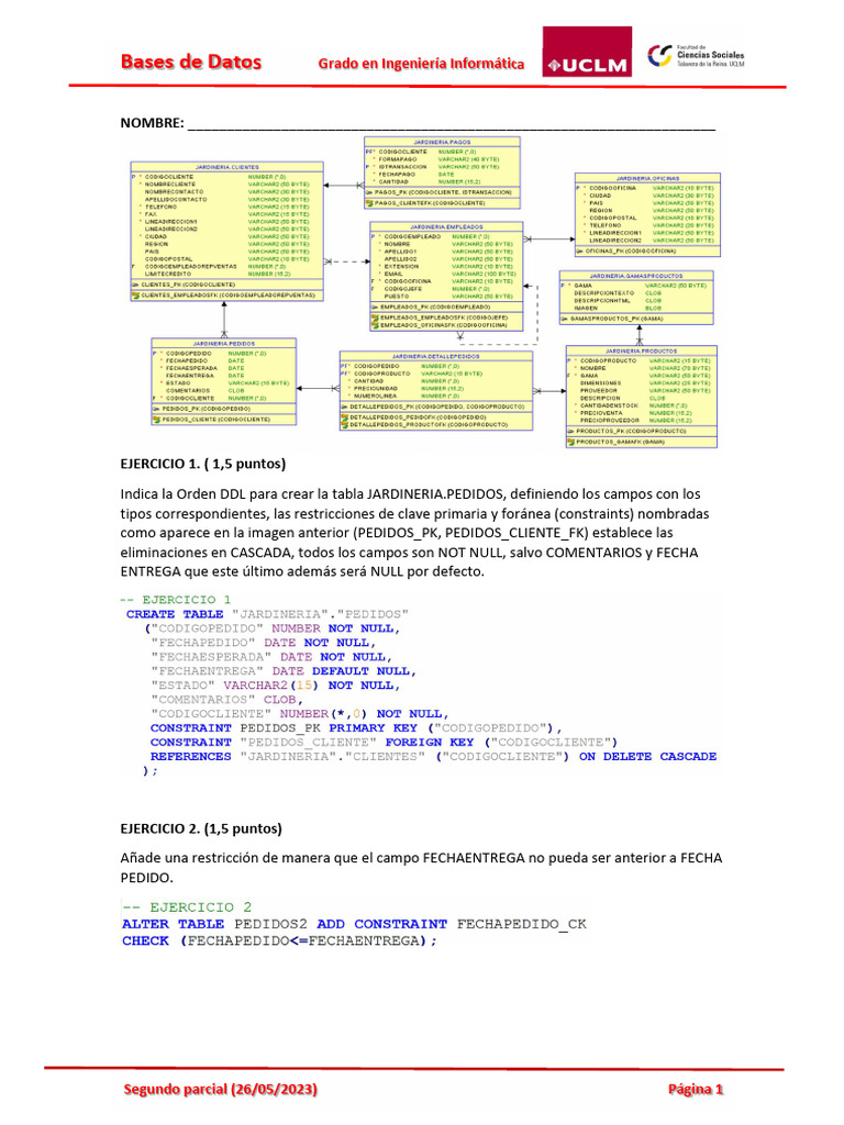 P2 2022-2023 Mayo BBDD | PDF