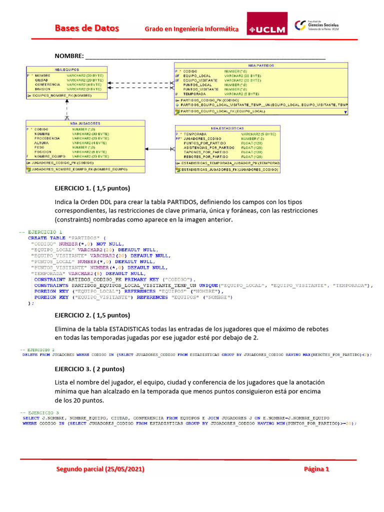 P2 2020-2021 Mayo BBDD | PDF