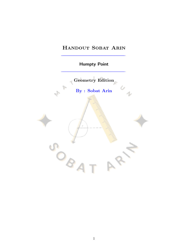 Humpy Point - Sobat Arin | PDF | Metode & Bahan Ajar