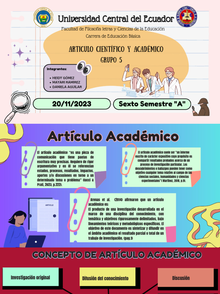 Artículo Académico y Científico | PDF | Publicación Académica ...