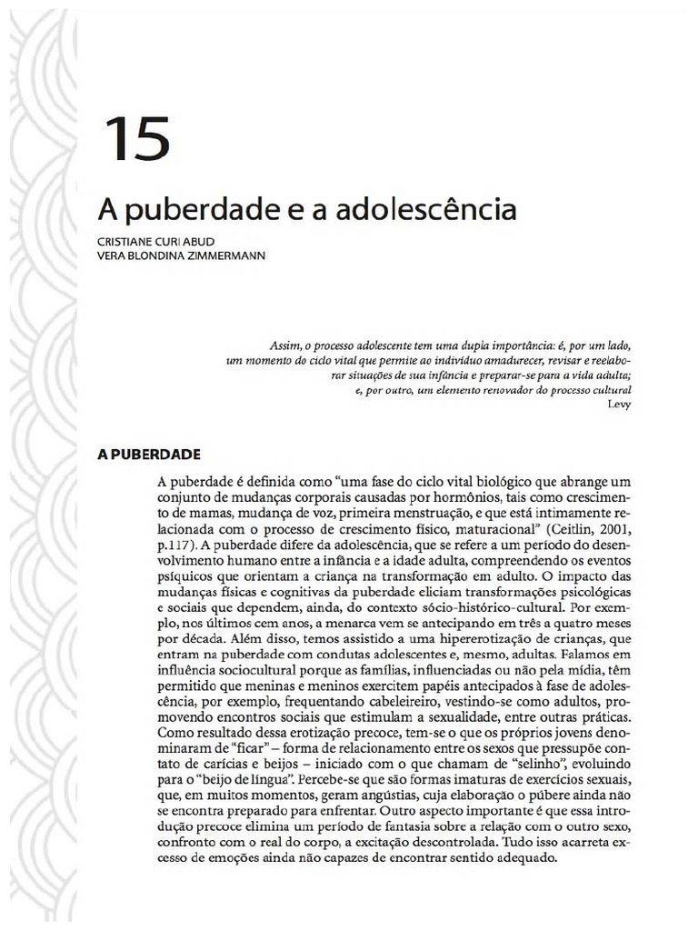 (TEXTO 4) - Puberdade | PDF