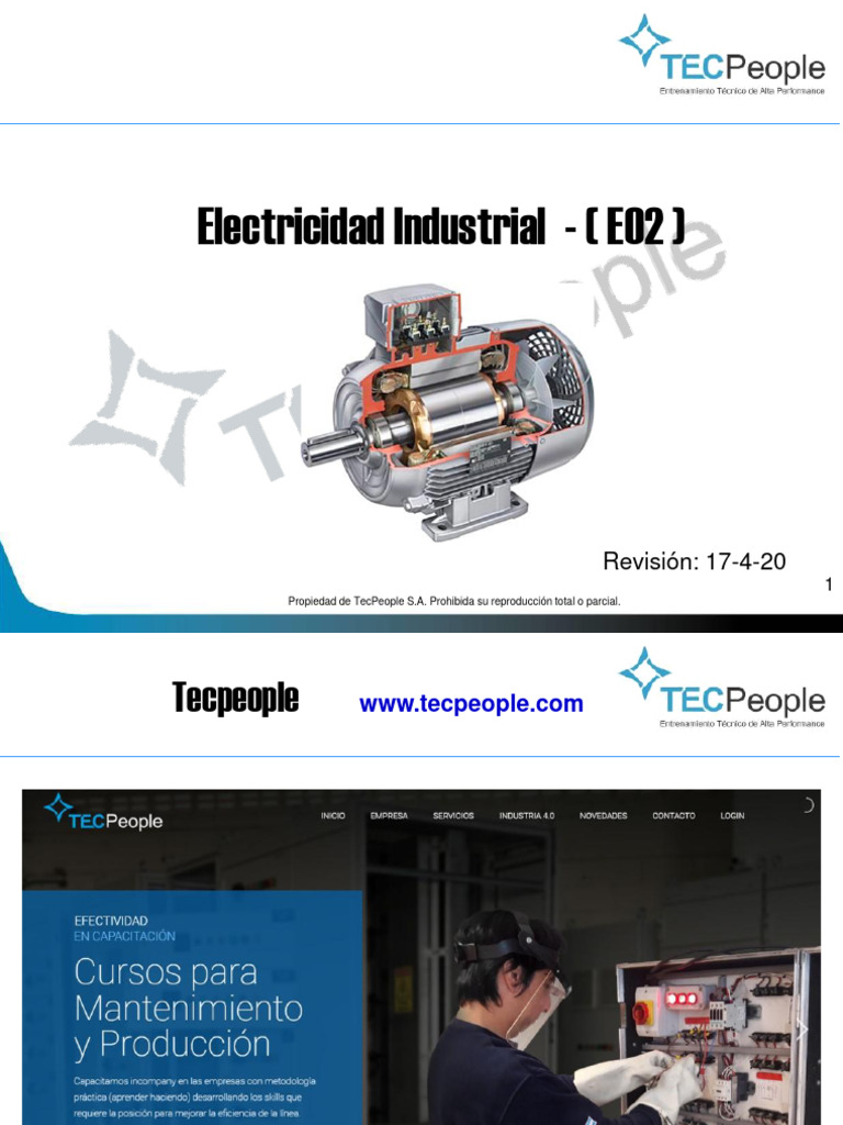 Clase 1 E02 | PDF | Energia electrica | Ingenieria Eléctrica