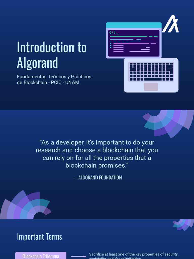 Introduction To Algorand | PDF | Database Transaction | Computer Science