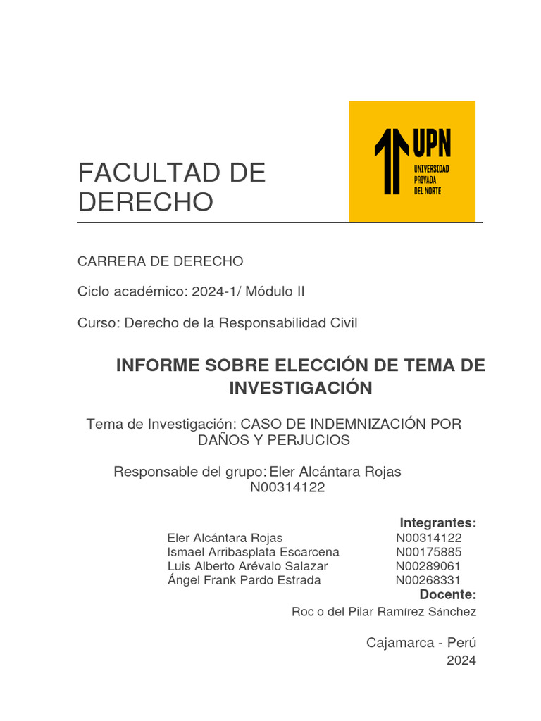 Practica de Campo 2 | PDF | Causalidad (Ley) | Causalidad