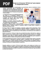 3°-4°-5° Sesión de Aprendizaje 1-Sem.1-El Peru Lee | PDF