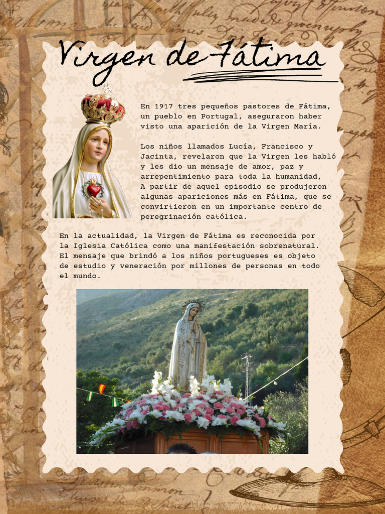Virgen de Fátima | PDF